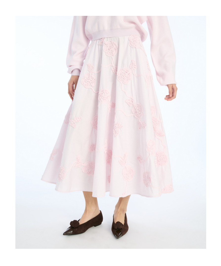 ROTATE BY BIRGER CHRISTENSEN ROTATE Floral Maxi Skirt